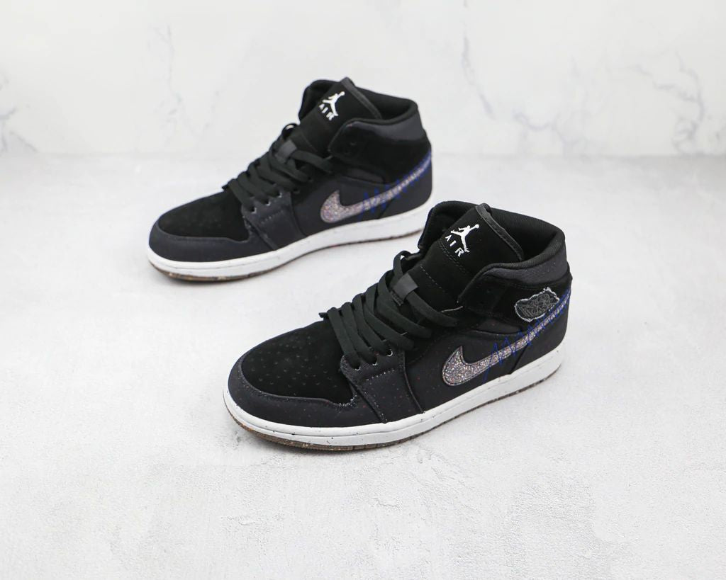 Tênis Nike Air Jordan 1 Mid Crater Black – Vilas Store