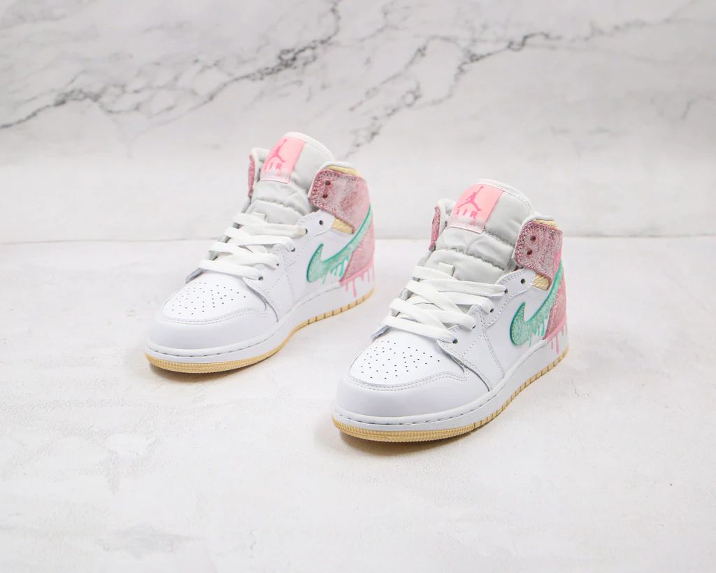 Tênis Nike Air Jordan 1 Mid Paint Drip – Vilas Store