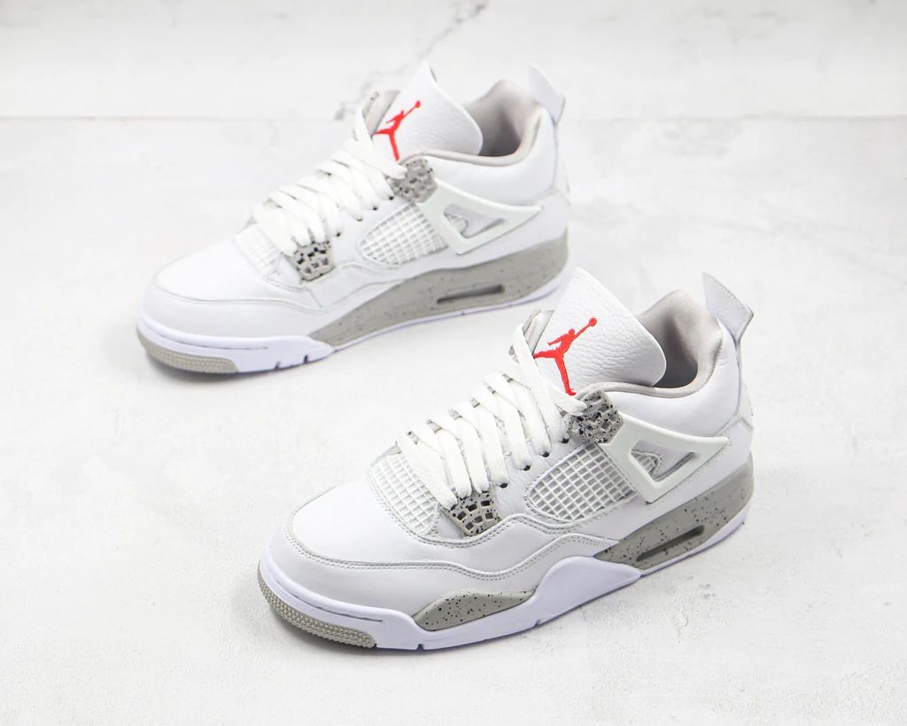Tênis Nike Air Jordan 4 Retro White Oreo – Vilas Store